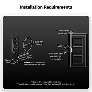 Aqara Smart Lock U50, Keyless Entry Door Lock with Apple Home Key, Bluetooth Deadbolt Lock, App Remote Control, Supports Apple HomeKit, Matter, Google Home, Alexa, IFTTT, Black