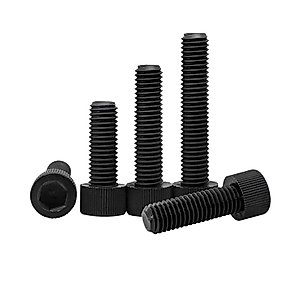 Hexagon Socket Screws 10pcs Black Nylon hex Socket Screws Cylindrical Head Plastic Glue Insulated Machine Screws Cup Head Hexagon Socket Bolts (Size : M5*12)