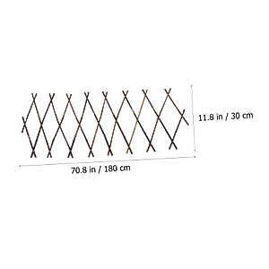 OFFSCH Corrosive Decorative Fence Screen for Garden Yard with Gate Stylish Outdoor Fence for Enhanced Privacy and Aesthetic Appeal