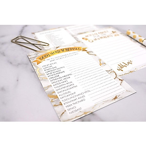 Baby Shower Game Bundle | 40 Cards - Four Baby Shower Activities | Baby Shower Price Is Right | Baby Shower Word Unscramble | Notes of Advice | Wishes for Baby | Baby Shower Activities