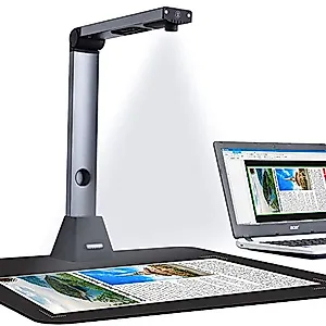 iCODIS Document Camera & Overhead Scanner X3: Portable 8MP High Definition Capture Size A3 Multi-Language OCR USB Doc Cam for Teachers Online Teaching & Students Distance Learning