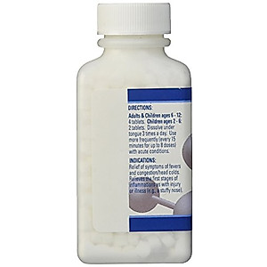 Hyland's Decongestant and Sinus Relief, Inflammation Supplement, Natural Relief of Cold and Fever Symptoms, Hyland's #4 Cell Salt Ferrum Phos 6X Tablets, 500 Count