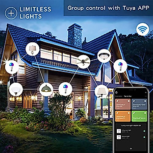 TJOY Alexa Smart Light Bulbs, WiFi Led Light Bulb Works with Alexa&Google Home, Dimmable RGB Color Changing 2700-6500K Smart App Control (2.4Ghz Only), A19 E26 9W (60W Equivalent) 800 Lumen, 6 Packs…