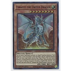 Timaeus The United Dragon - BACH-EN003 - Ultra Rare - 1st Edition