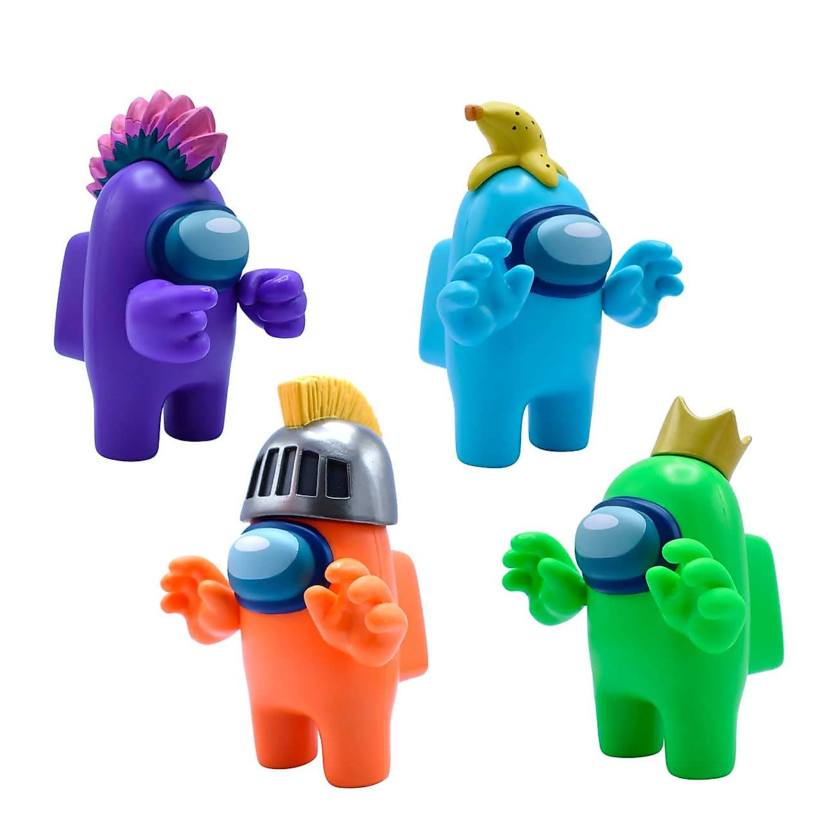 Just Toys LLC Among Us Action Figures Series 2 (Aquamarine w/Party Hat)