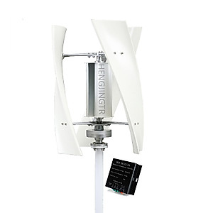 Wind Turbine Generator Kit, 800W 12V-48V with 3 Blade Wind Generator Kit with Charge Controller Wind Power Generator for Hybrid Solar Wind System,48v
