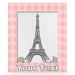 Herdesigns Sweet Red Cherry 8x10 Picture Frame Personalized Custom Text Name Fruits Wooden Picture Frame for Wall and Tabletop Display, Photo Picture Frame Customized Gift