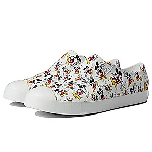 Native Shoes Jefferson Disney Print Shell White/Shell White/Mickey All Over Print Men's 7, Women's 9 Medium