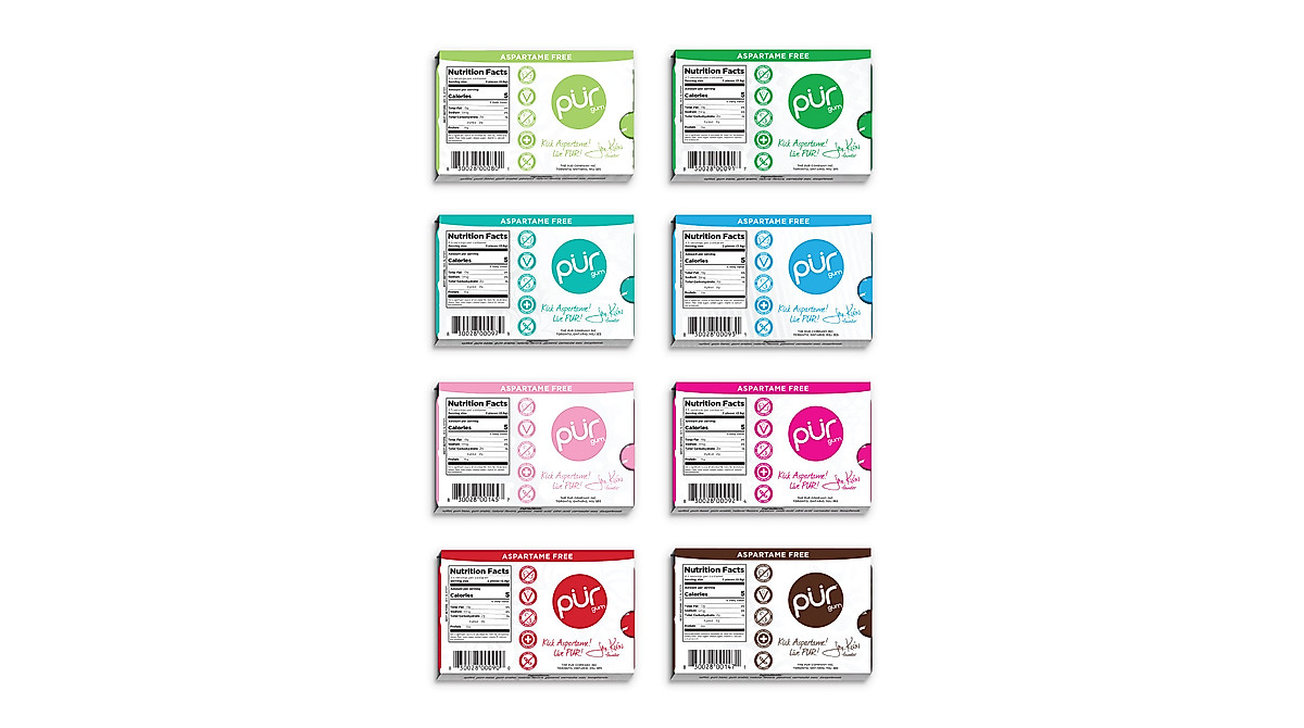 PUR Gum: Natural & Aspartame-Free Chewing Gum Variety Pack