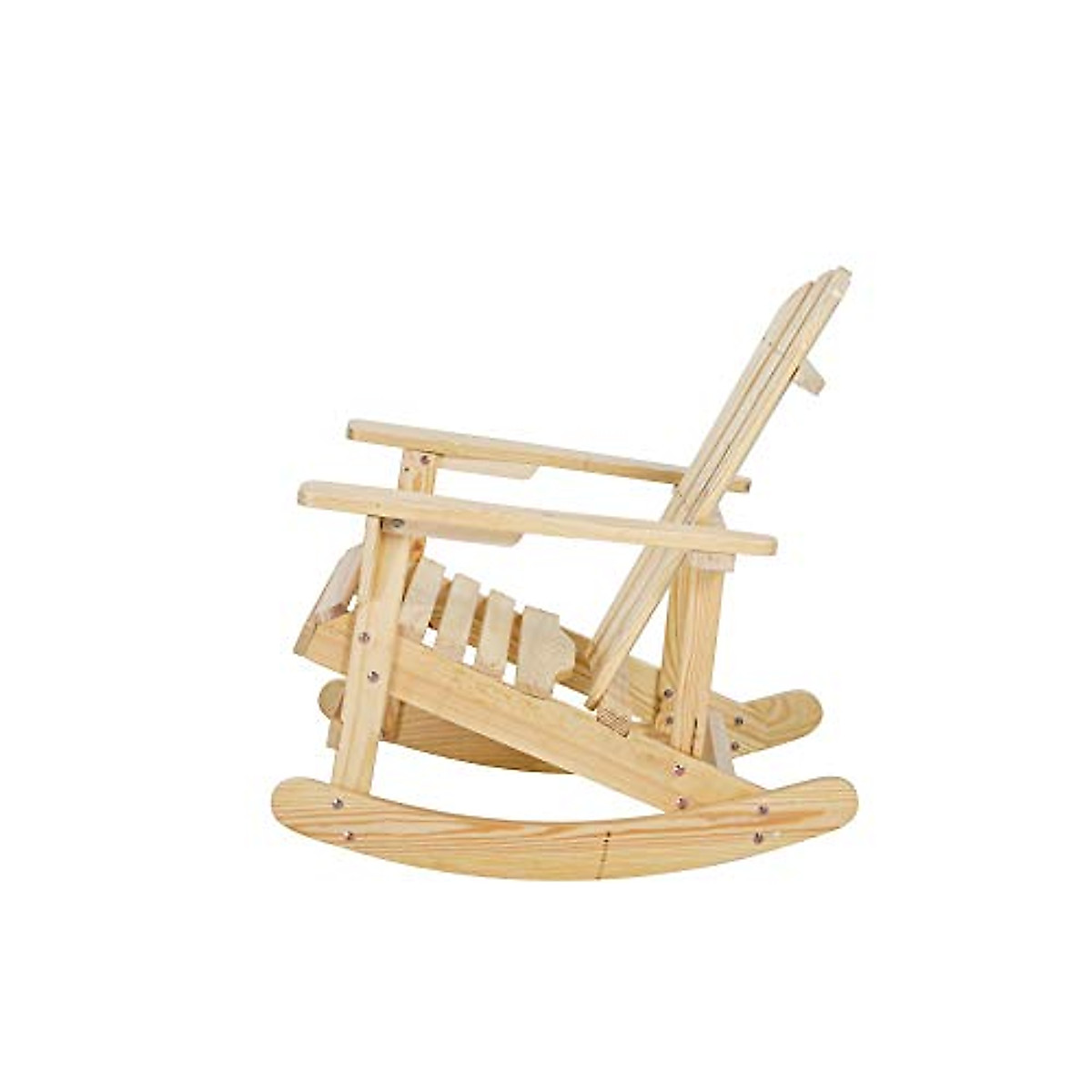 Outdoor Wood Rocker (Natural)