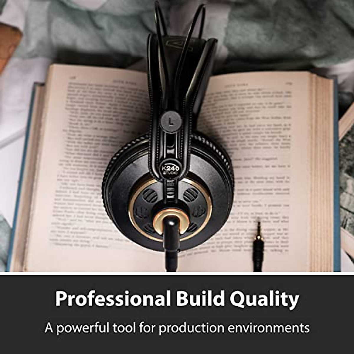 AKG Pro Audio K240 STUDIO Over-Ear, Semi-Open, Professional Studio Headphones