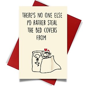 Cheerin Funny Greeting Card with Envelope - Anniversary Card - Romantic Birthday Card - Hilarious Gifts for Him Her Girlfriend Boyfriend Wife Husband