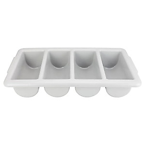 Winco 4-Compartment Cutlery Bin