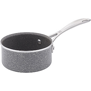 ZWILLING Vitale 1-qt Nonstick Saucepan with Lid, Aluminum, Scratch Resistant, Made in Italy