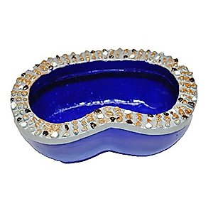 G & F Products MiniGardenn Fairy Garden Miniature Garden Pond,Blue