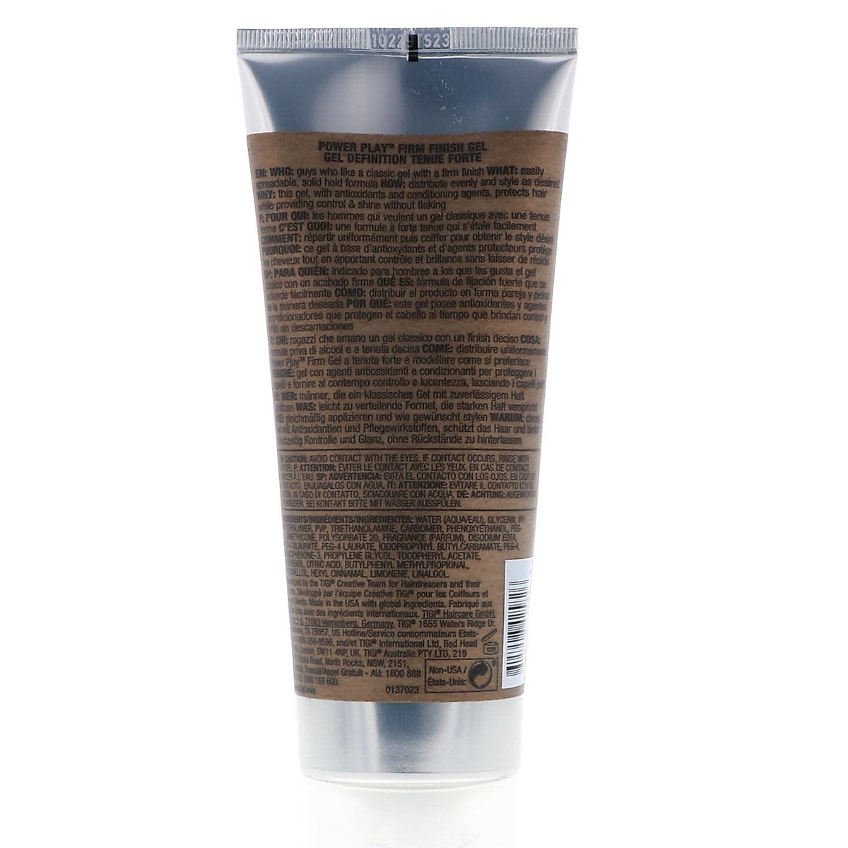 Men TIGI Bed Head B For Men Power Play Firm Finish Gel6.76 oz 1 pcs sku# 1759865MA