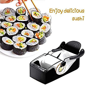 Sushi Roll Machine,DIY Sushi Maker Roller,Beginners Sushi Roll Machine,Magic Longevity Driver Sushi Roll Machine Home Kitchen Tools Utensils