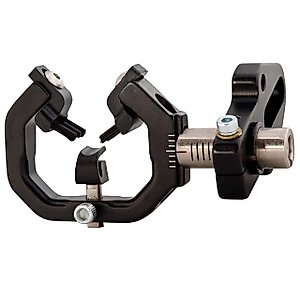 New Archery Products Quiktune 360 Full Capture Brushes Right Hand Arrow Rest for Bow Hunting, Black
