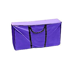 QWORK Hay Bale Storage Bag, 420D Horse and Livestock Hay Bale Bag, Large Tote Waterproof Collapsible Bag Hay Bale Tote Bag with Zipper