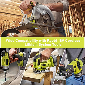 GROWFEAT 2 Pack 18V 9.0Ah Battery Replacement for Ryobi 18V Battery High Capacity 18V Lithium-Ion Battery P102 P103 P104 P105 P106 P108 P107 P109