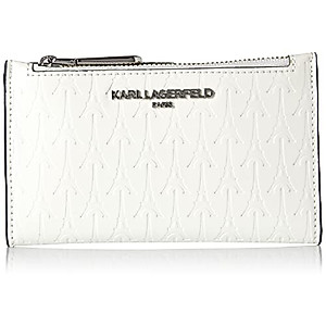 Karl Lagerfeld Paris Womens Slg Wallet, Blk/Blk Multi, One Size US