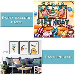180 Pcs Removable Poster Adhesive Putty Reusable Multipurpose Mounting Tacky Putty for Hanging Pictures Poster Art Photography (White)