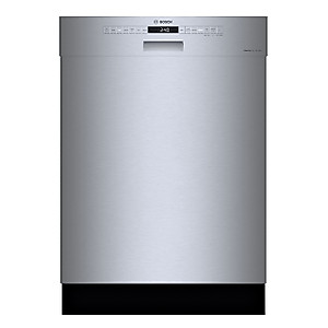 Bosch SHE53B75UC 300 Series 24 Inch Smart Built-In Dishwasher, stainless steel