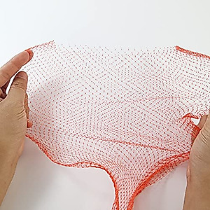 YOOHUA 150PCS Seafood Boiling Bags Bulk, Plastic Shellfish Clam Mesh Bags, Fruit and Vegetable Produce Packaging Net