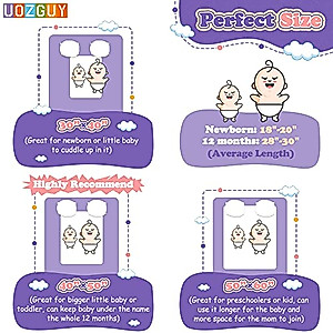 UOZGUY Personalized Elephant Baby Blanket for Baby Girl, Personalized Newborn Girl Gifts with Name, Newborn Baby Girls Blankets Custom, Elephant Baby Name Blanket, 30"x40"