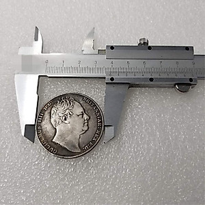 Kocreat Copy Australia 1830 Crown William IV UK Coin-Replica Great Britain Silver Dollar Pence Gold Coin Royal Souvenir Coin Lucky Coin