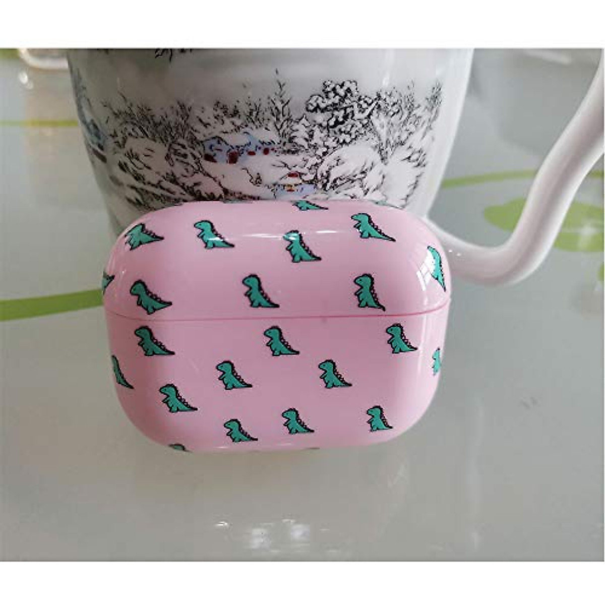 Rertnocnf Case Compatible with Airpods Pro Case, Portable Hard Plastic Anti-Scratch Shockproof Waterproof Wireless Headphone Protective Cover