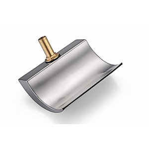 sumerain Roman Tub Faucets Brushed Nickel,Waterfall Spout for High Flow Rate,Include Valve and Trim Set