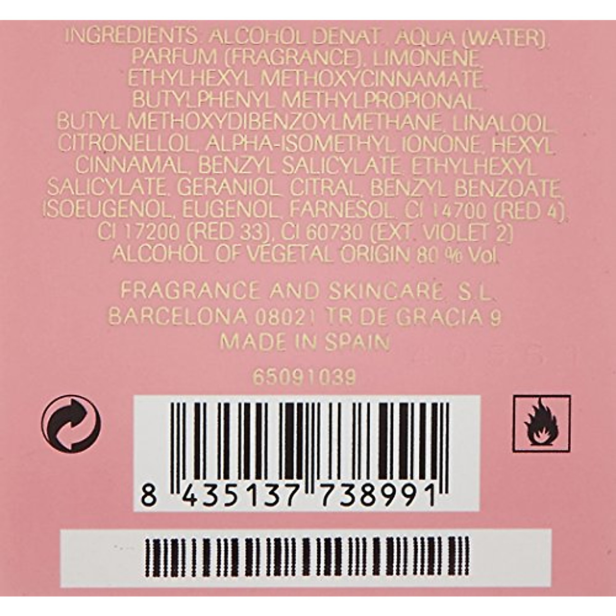 Prada Candy Florale Eau De Toilette Spray, 2.7 Ounce