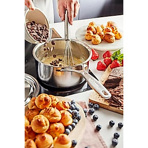 Demeyere Industry 5-Ply 3-qt Stainless Steel Saucepan