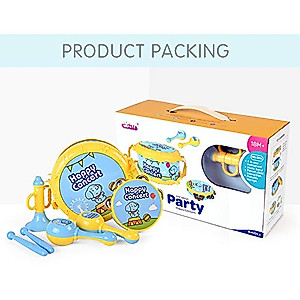 Baoli Kids Musical Instruments Toys ,Toddler Musical Instruments Toys Set Trumpet, Percussion, Maraca, Tambourine Birthday Gifts for Ages 1-3 Boys Girls and Children