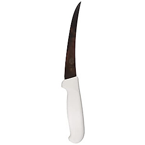 Victorinox 5660715 6" White Fibrox Curved Semi-Stiff Boning Knife