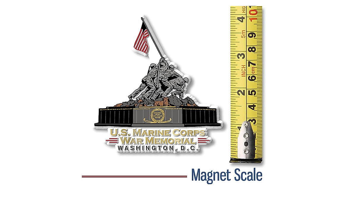 Washington DC Monument Magnet Set of 6 - Collectible Souvenirs Made in USA