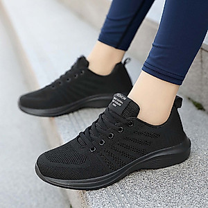 AMDBEL Sneakers for Women White,White Leather Sneakers for Women,Women's Walking Shoes Tennis Sneakers Casual Lace Up Lightweight Running Shoes #