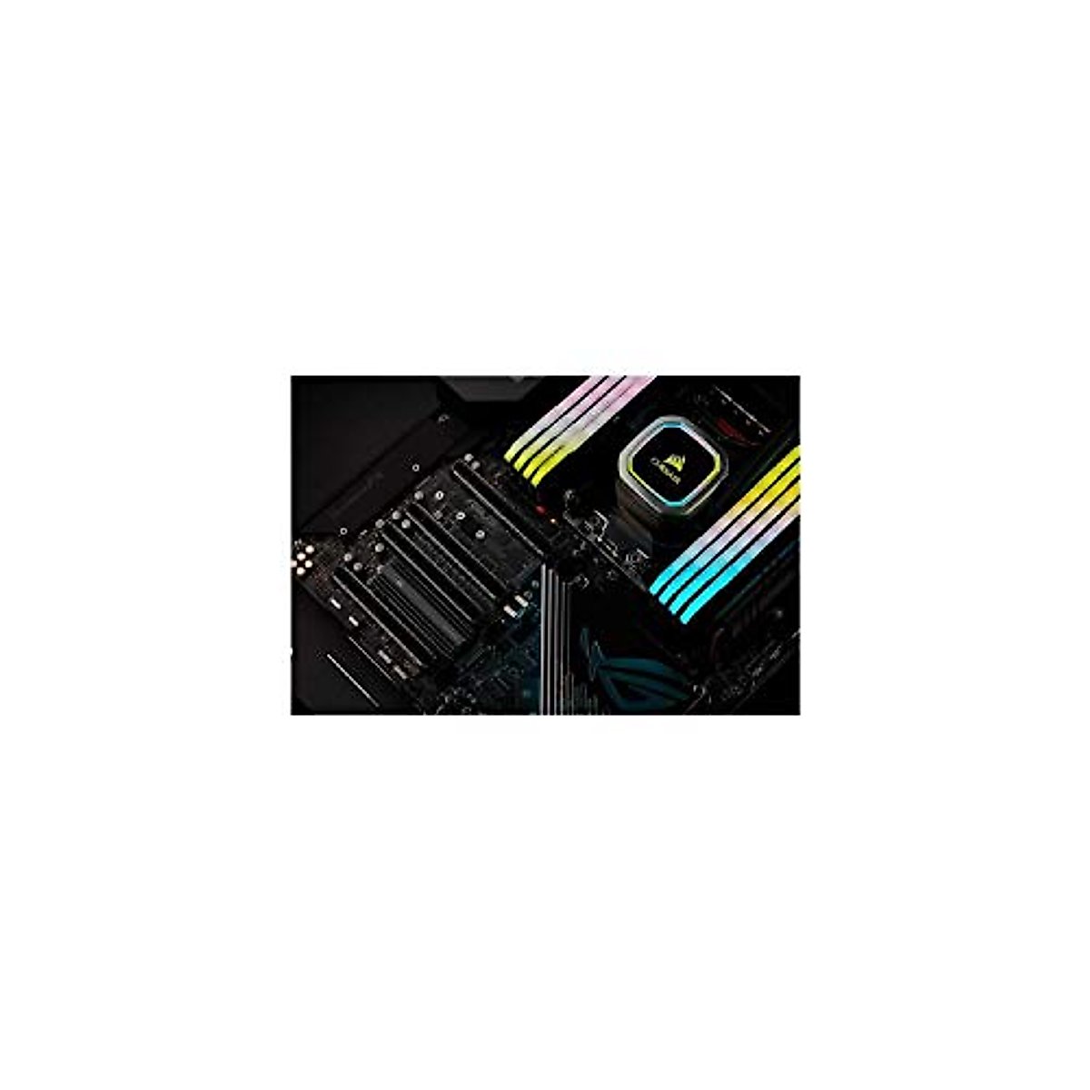 Corsair MP600 PRO 2TB M.2 NVMe PCIe x4 Gen4 SSD (Up to 7,000MB/sec Sequential Read & 6,550MB/sec Sequential Write Speeds, High-Speed Interface, 3D TLC NAND, Built-in Heatspreader) Black
