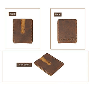 CestAntiQ Leather Double Edge Safety Razor Head Protective Sheath,Brown Shaving Razor Travel Cover, Safety Razor Head Guard, Leather Razor Case, Double Edge Razor Protector, Shaving Accessories Pouch