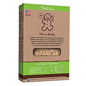 Buddy Biscuits Teeny Crunchy Dog Treats, Roasted Chicken, 8 oz. Box