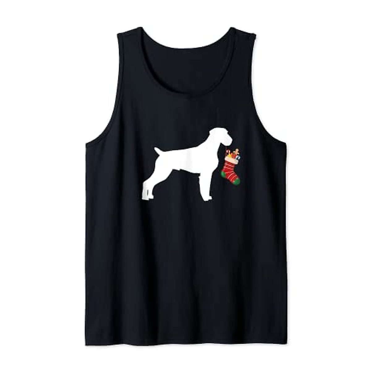 German Wirehaired Pointer Christmas Stocking Stuffer Dog Tank Top