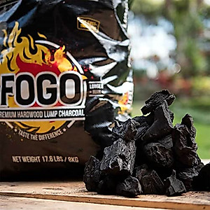 Fogo Premium Hardwood Lump 17.6-pound Black Bag