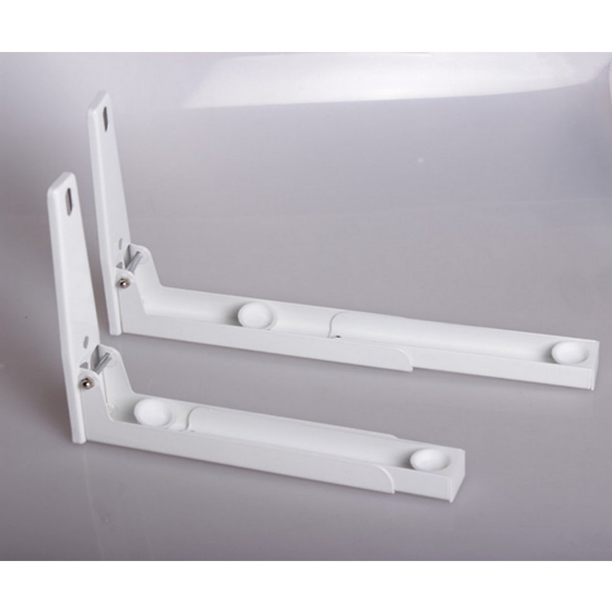 eoocvt Foldable Stretch Shelf Rack Wall Mount Kitchen Microwave Oven Stand Bracket