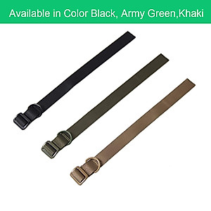 Aolamegs Tactical Gun Sling,Adjustable Rifle Sling 1.25” Nylon Strap with D Ring Loop for Hunting (2Pack)