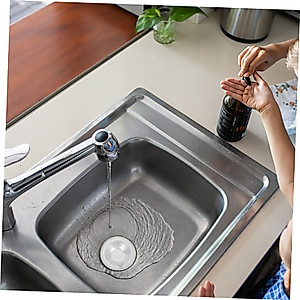 Generic 3pcs Drain Filter Stainless Steel Sink Bath Tub Filter Tub Drain Covers for Bathtubs Bathtub Filter Home Sink Strainer Sink Basket Stopper Kitchen Sink Drain Slag Separator Metal