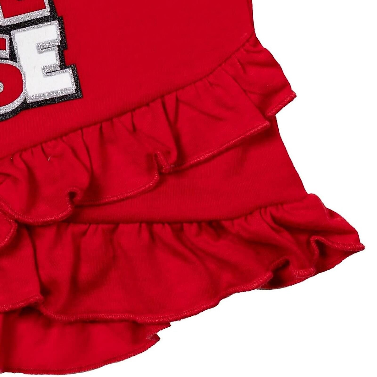 Disney Minnie Mouse Toddler Girls Tank Top French Terry Shorts and Scrunchie 3 Piece Outfit Set Red SizeDescription1