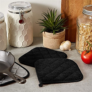Dish Washing Gloves 7 Holders 7 X Pot Pads Sets Oven Cloth Holders Inches for Kitchen Heat Pot Pot Holders Long Rubber Gloves Heavy Duty