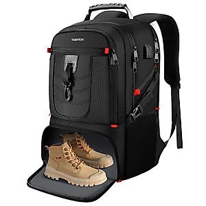 YAMTION Boys School Backpack with Shoe Compartment,Gym Backpack with 17.3in Laptop Compartment for Men Women,Teens Bookbag College Students Travel Mochilas Escolares para Adolescentes