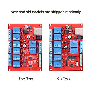 Kadimendium Ethernet Relay Board 8-Channel Network Switch TCP UDP Module Controller Circuit Board LAN Ethernet Electronic kit